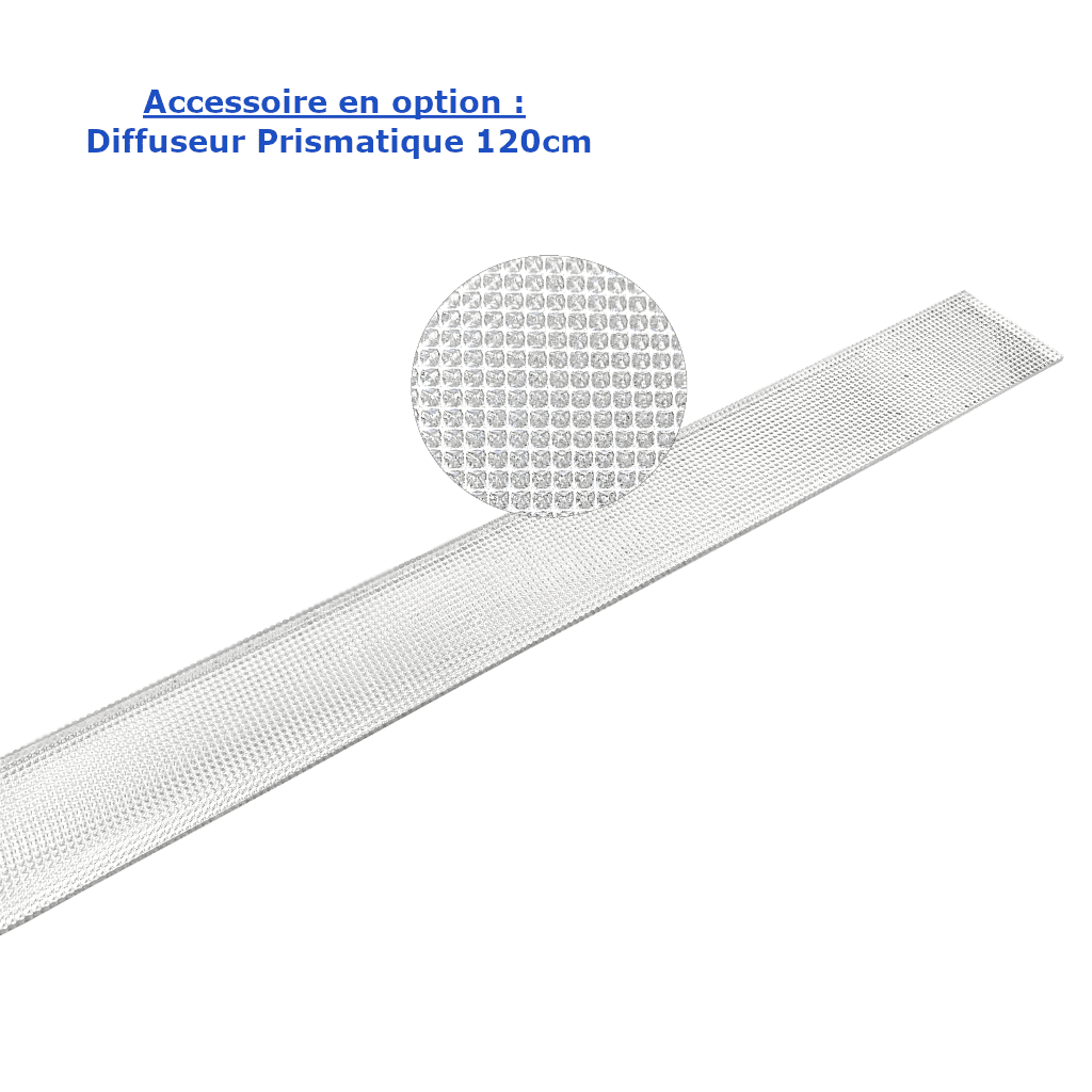 VERSAILLES - Barre Lumineuse LED blanche traversante 40W 120cm 3CCT ...