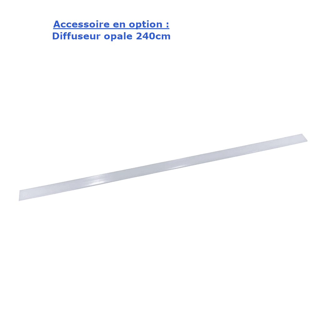 VERSAILLES - Barre Lumineuse LED blanche traversante 40W 120cm 3CCT ...