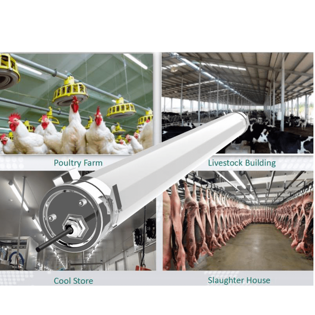 MOSCOU - Tubulaire LED traversant 60cm 18W IP69K IK10 - IDELED