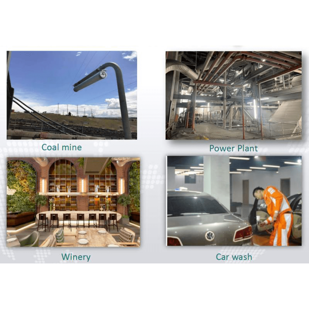 MOSCOU - Tubulaire LED traversant 60cm 18W IP69K IK10 - IDELED